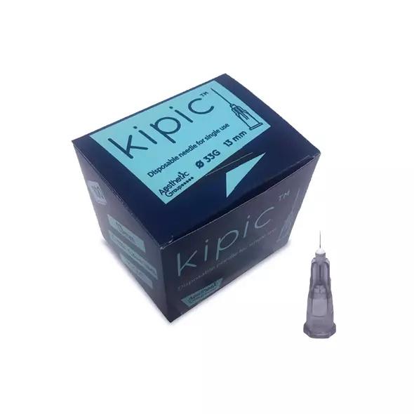 Micro-injection KIPIC® Needle 33G x 13mm, 100 Pcs
